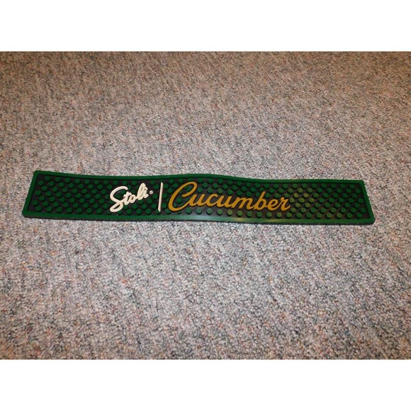 Stoli Vodka | Dining | Stoli Cucumber Vodka Rail Bar Mat Aprox 23 X 35 ...